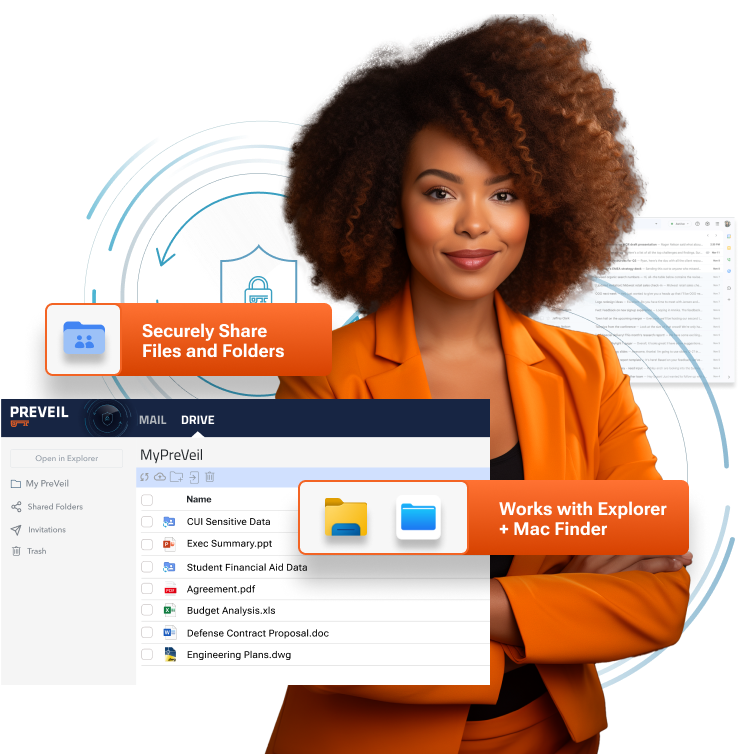 PreVeil Drive | Simple, Compliant, Encrypted File Sharing