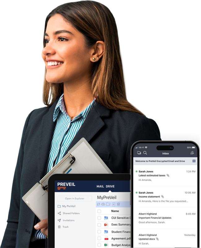 Encrypted Email and File Sharing for CMMC Compliance | PreVeil